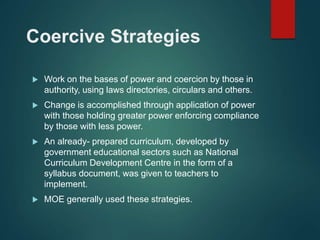 Curriculum Change and Innovation | PPTX