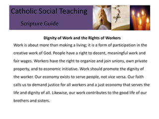 Catholic Social Teaching | PPSX