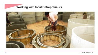 1st Cluster Septic Tank in BBSR Urban Sanitation | PPT