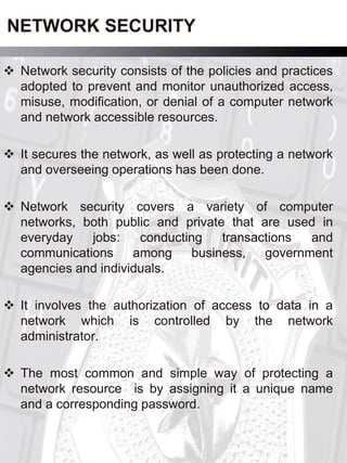 Presentation on Network Security | PDF