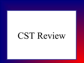 CST Science Review 2013 | PPT