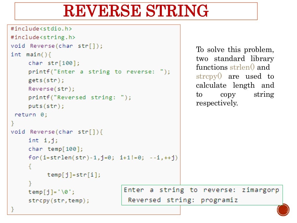 String in programming language in c or c++