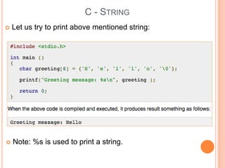 C string | PPT