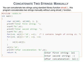 string in C