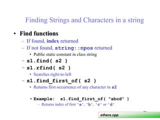 C++ Strings.ppt