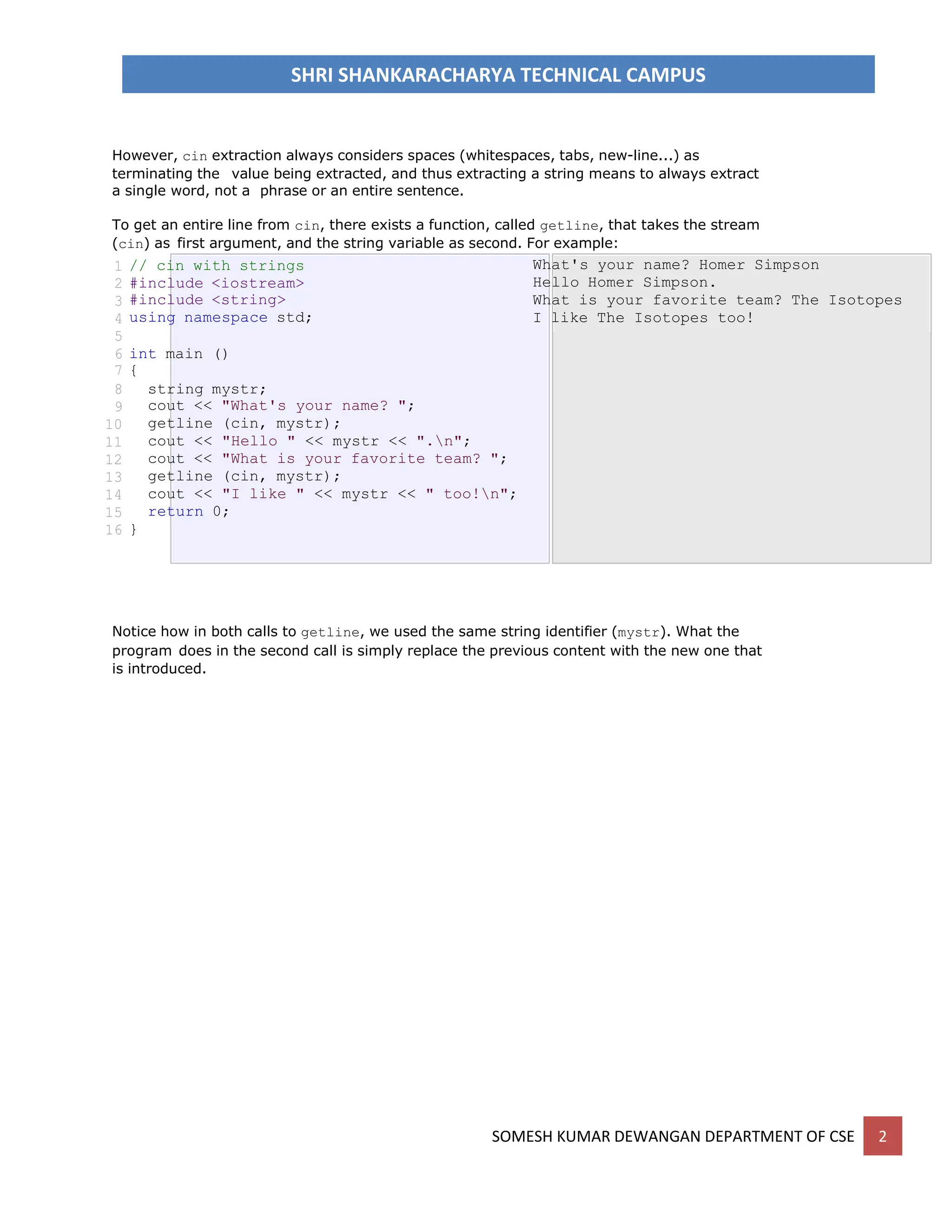 C string _updated_Somesh_SSTC_ Bhilai_CG | PDF