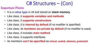 C# structure | PPTX
