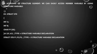 C Structure and Union in C | PDF