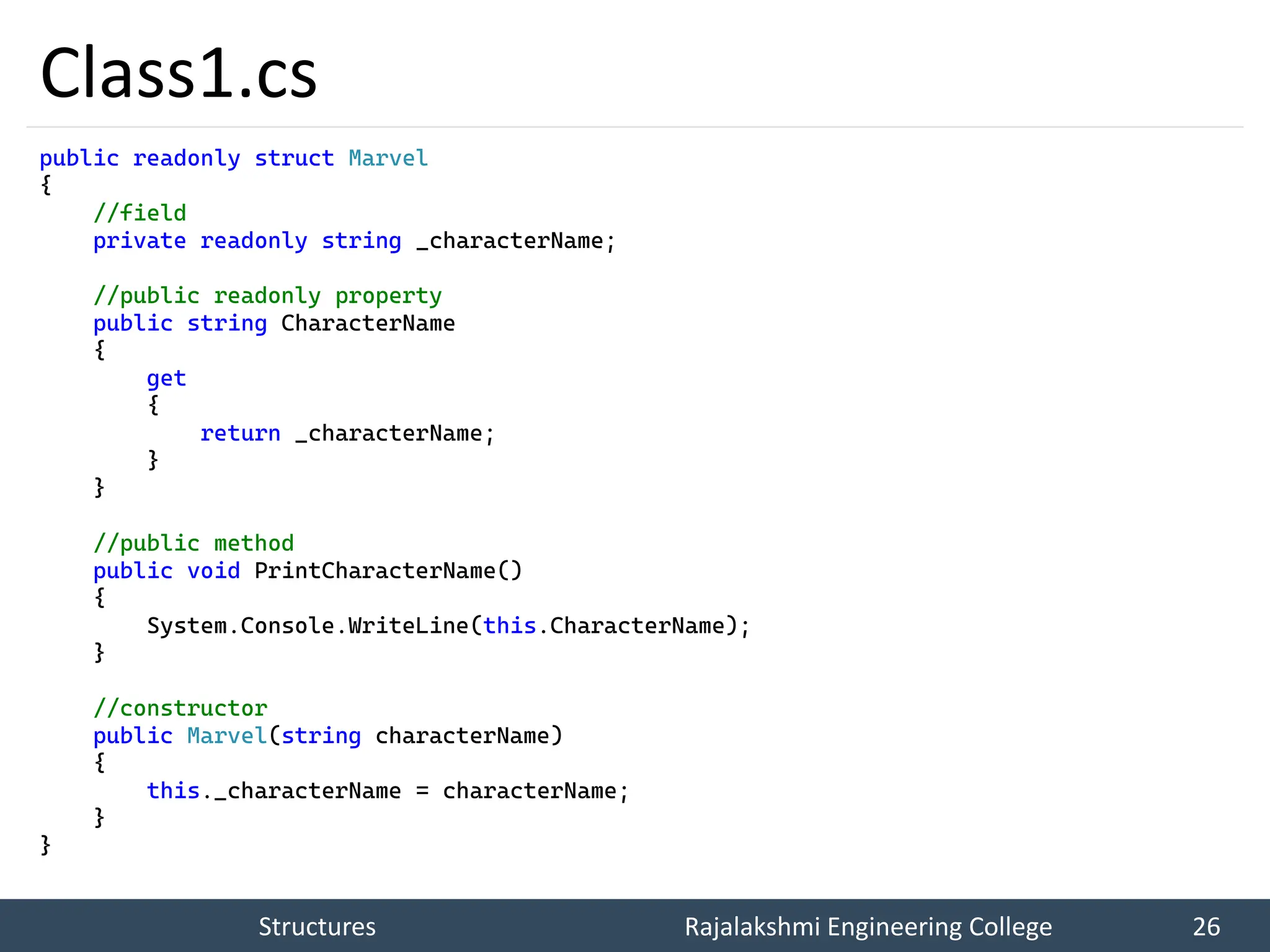 C Structures Computer Science And Engineering Department Ppt