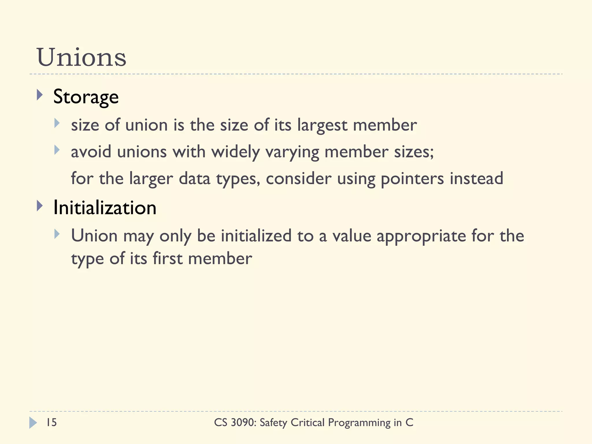 C Structures And Unions | PPT | Programming Languages | Computing