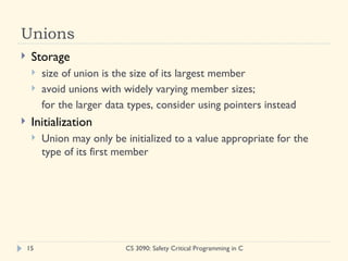 C Structures And Unions | PPT | Programming Languages | Computing