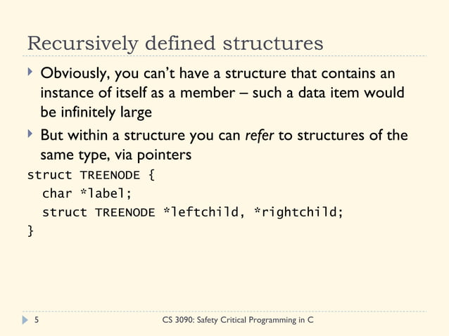 C Structures And Unions | PPT | Programming Languages | Computing