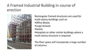 Construction Techniques Of framed Industrial Building by Shabaz Khan | PPT