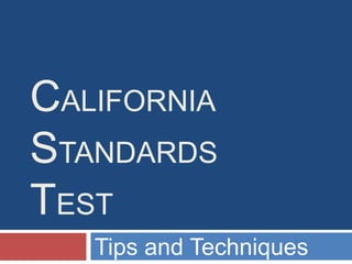 Cst test prep night 1 | PPTX