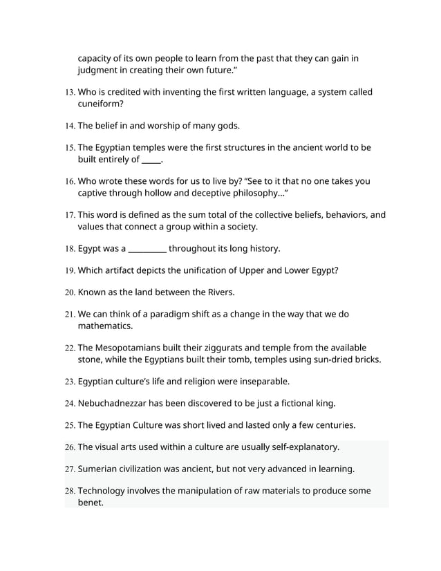 CSTU 101 Quiz 1 Western Culture and Values Homeworksimple.docx