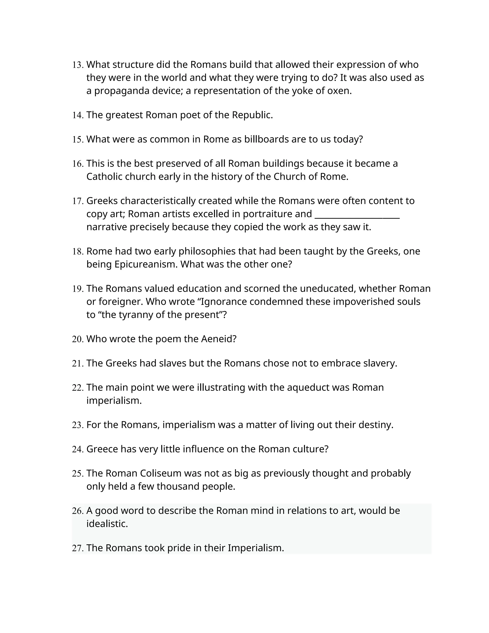 CSTU 101 Quiz 4 The Roman Narrative Homeworksimple Liberty.docx