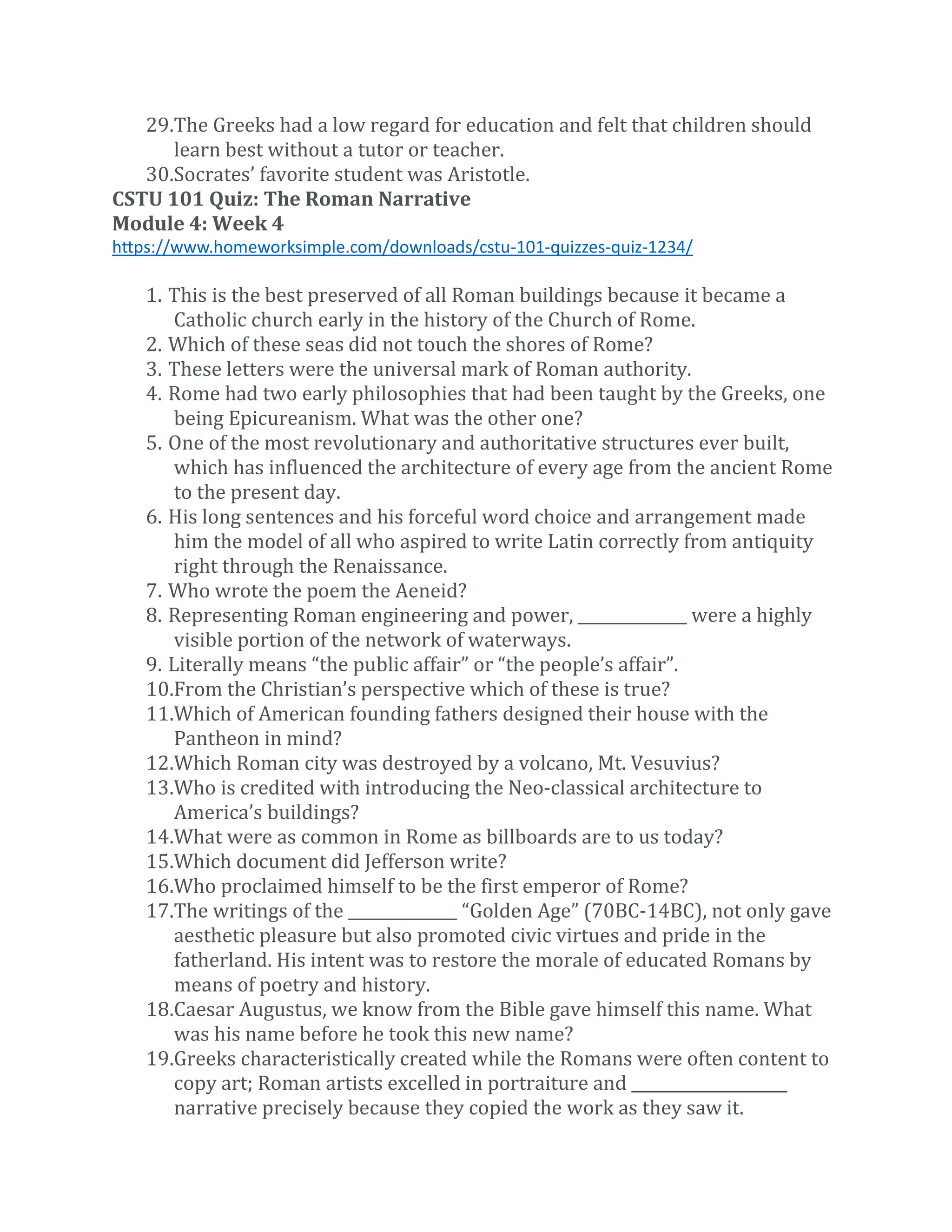 CSTU 101 Quiz Review Liberty University Updated | DOCX