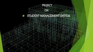 C++ student management system | PPTX