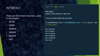 C++ student management system | PPTX