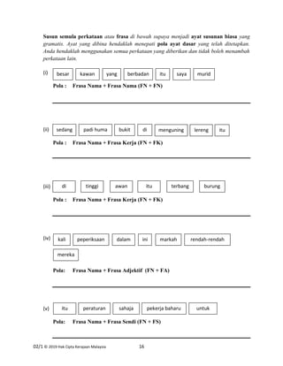 02 1 ITEM CONTOH BAHAGIAN B-TATABAHASA | PDF