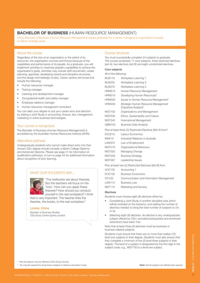 Charles Sturt University Csu brochure16 | PDF
