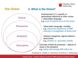 Presenting the Onion | PDF