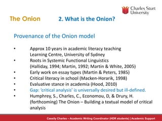 Presenting the Onion | PDF