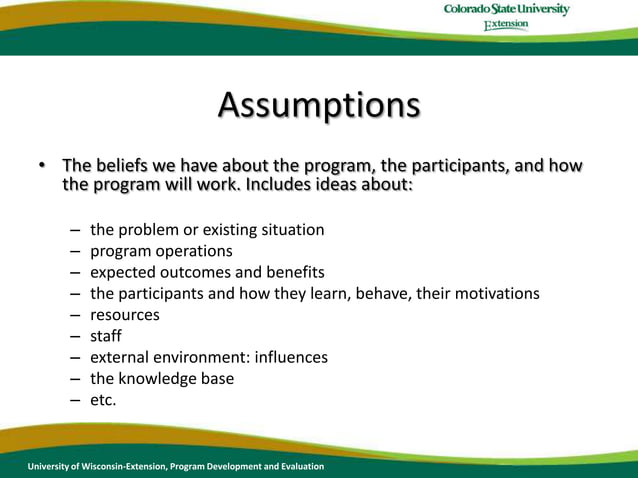 CSU Extension, Engagement and the Logic model | PPTX
