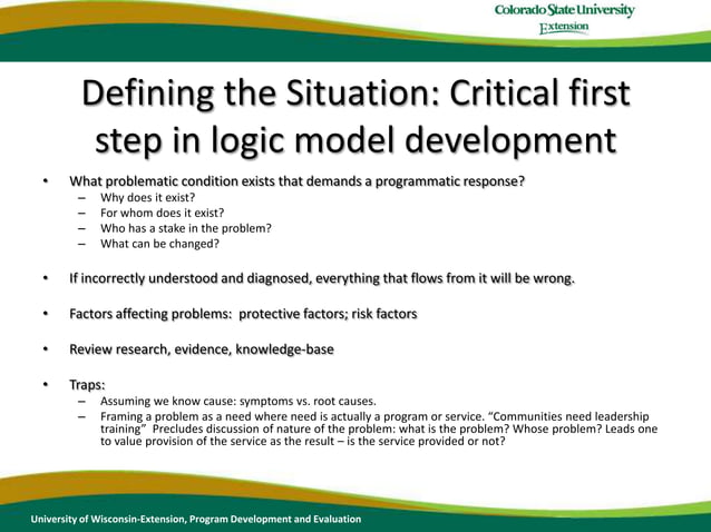 CSU Extension, Engagement and the Logic model | PPTX