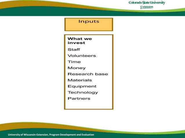CSU Extension, Engagement and the Logic model | PPTX