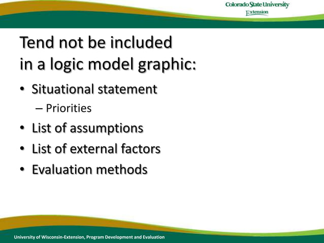 CSU Extension, Engagement and the Logic model | PPTX