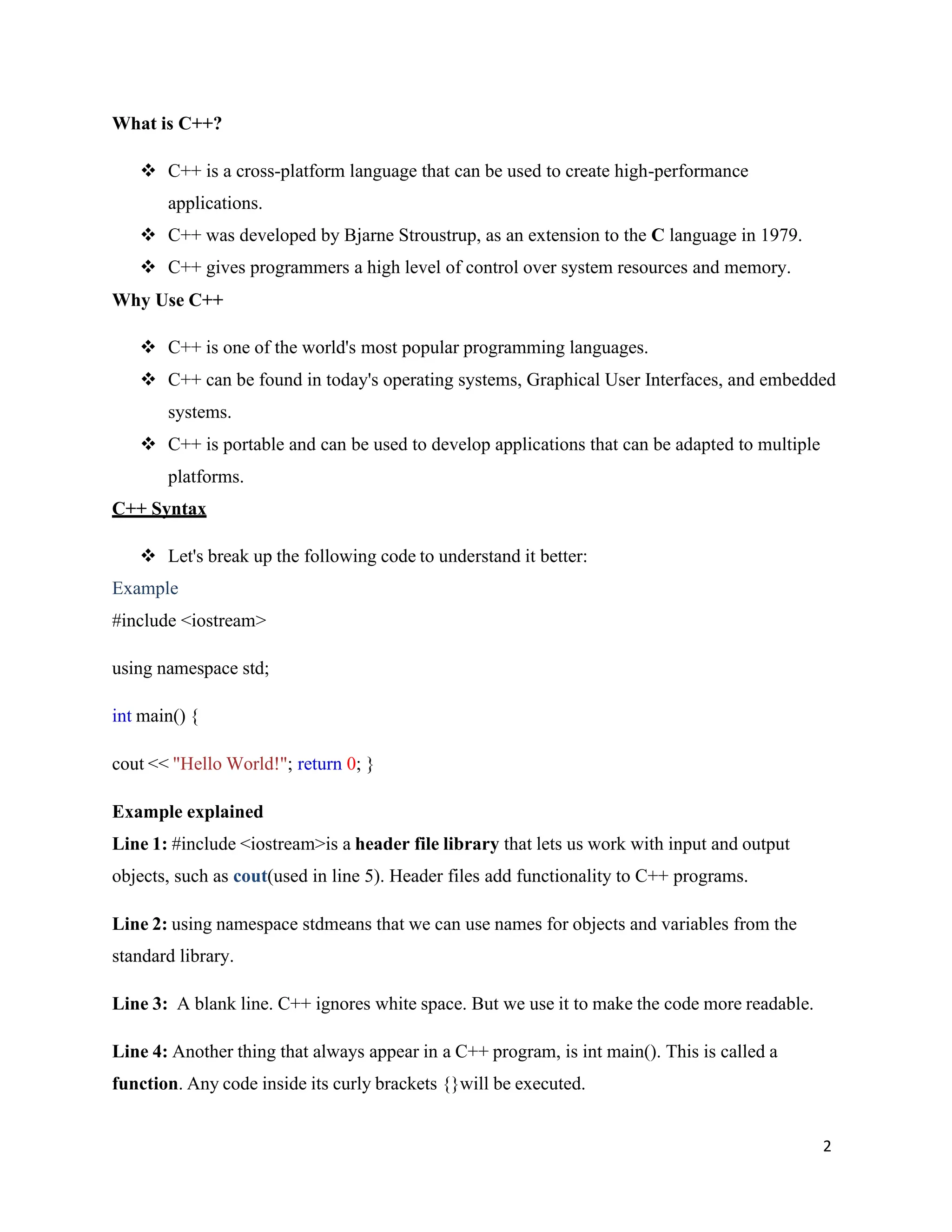 c++ summarry.pdf programming language.pdf