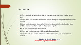 Summer Training Project On C++ | PPT