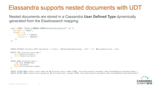 Elassandra: Elasticsearch as a Cassandra Secondary Index (Rémi Trouville, Vincent Royer ...