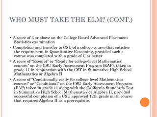CSU Month 2 | PPT