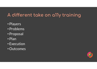 Personalised technical accessibility training: a case study | PPT