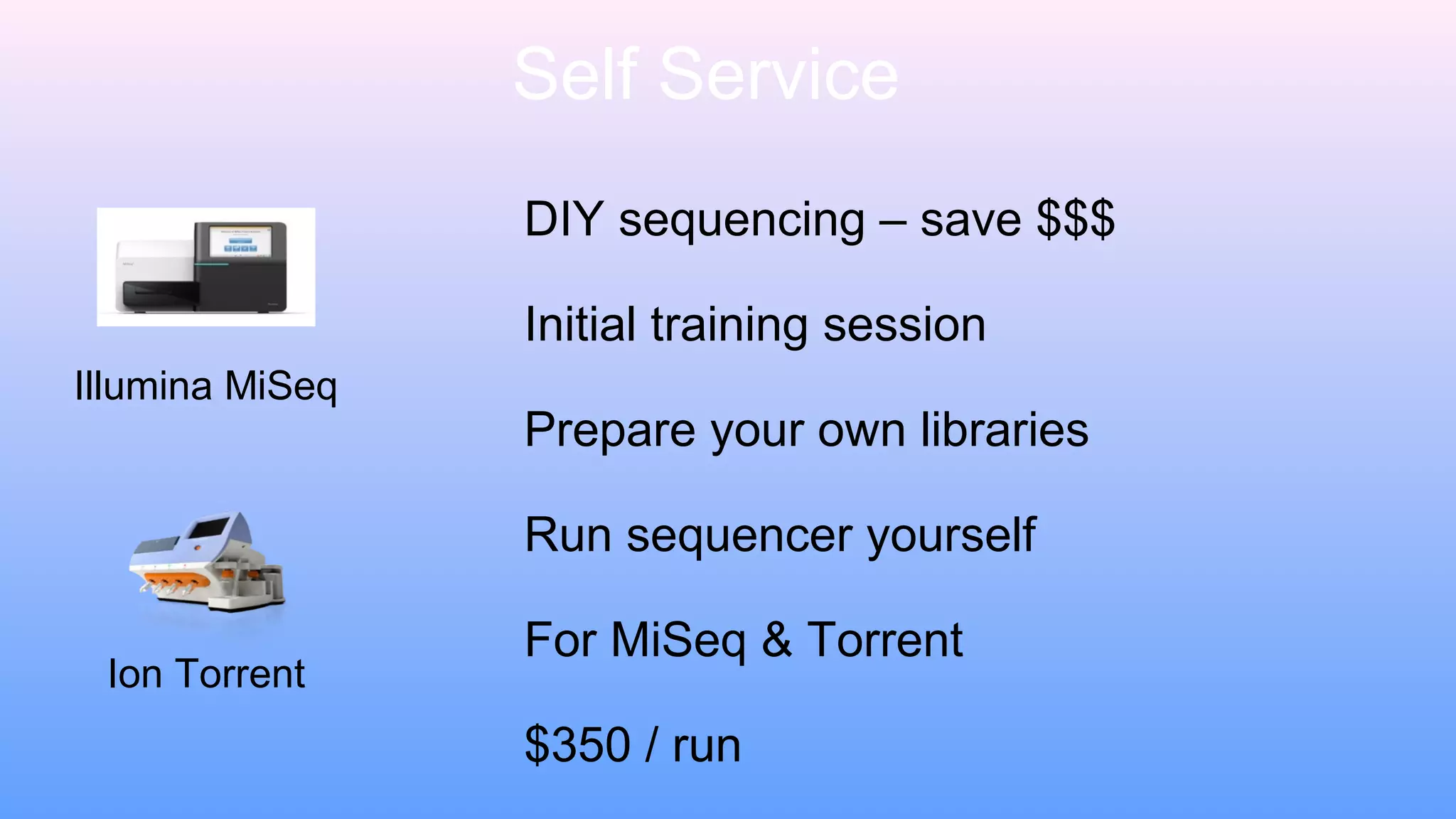 CSU Next Generation Sequencing Core 06/09/2015 | PPT