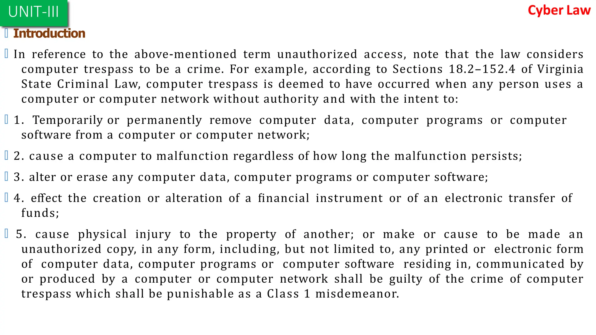 CYBER SECURITY :Cyber Law – The Legal Perspectives | PPTX