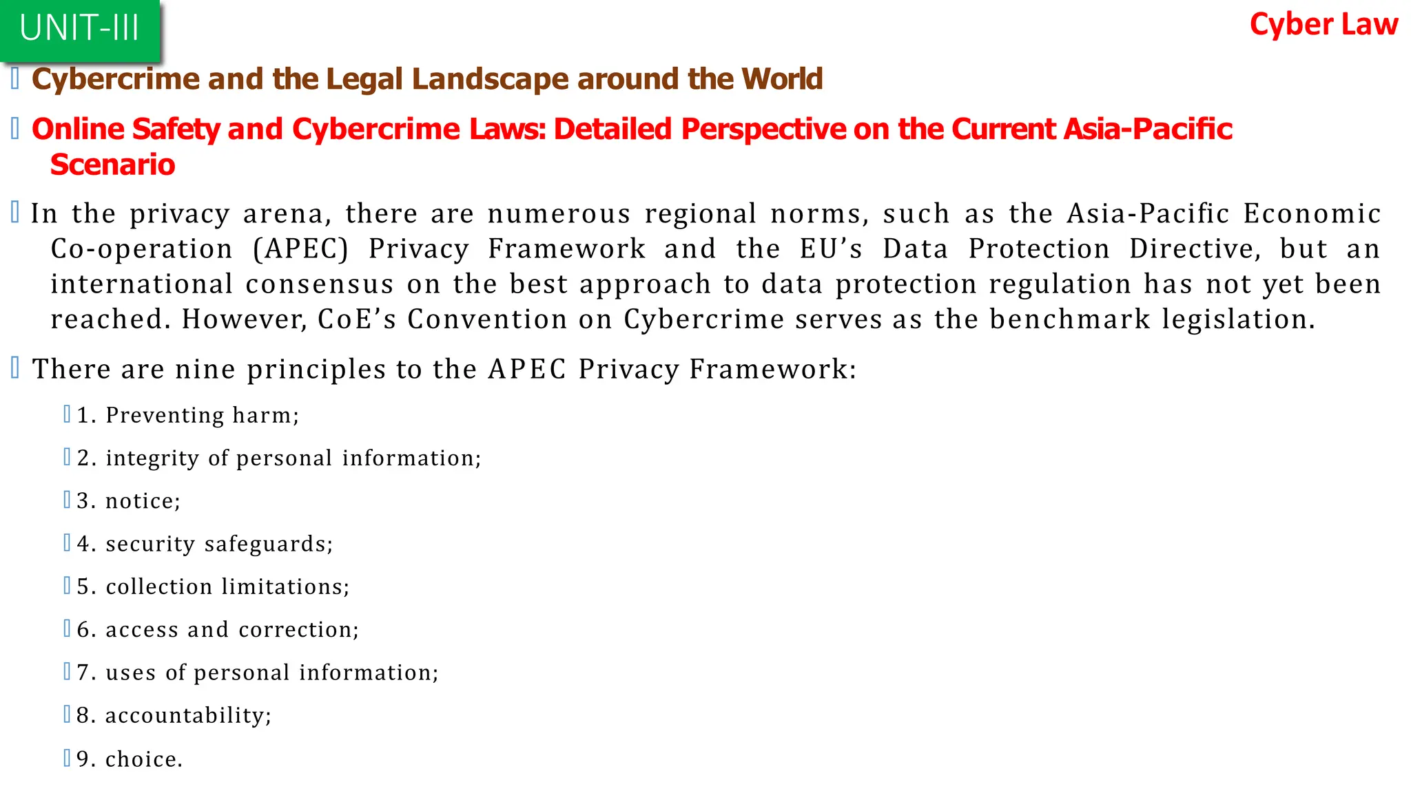 CYBER SECURITY :Cyber Law – The Legal Perspectives | PPTX