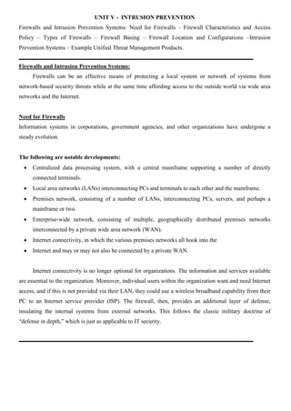 Cyber Security Notes Unit 5 for Engineering | PDF