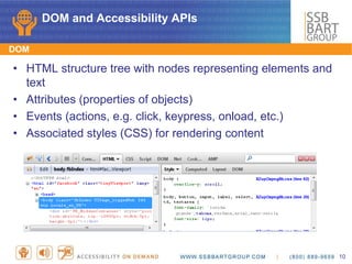 CSUN The ARIA Technology Stack Browsers and Screen Readers | PPT
