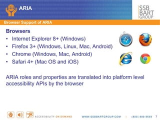 CSUN The ARIA Technology Stack Browsers and Screen Readers | PPT
