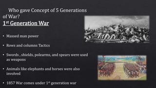 5 Generations of Wars | PPTX