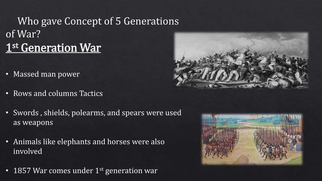 5 Generations of Wars | PPTX
