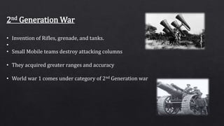 5 Generations of Wars | PPTX