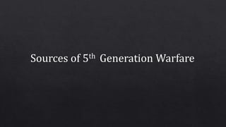 5 Generations of Wars | PPTX