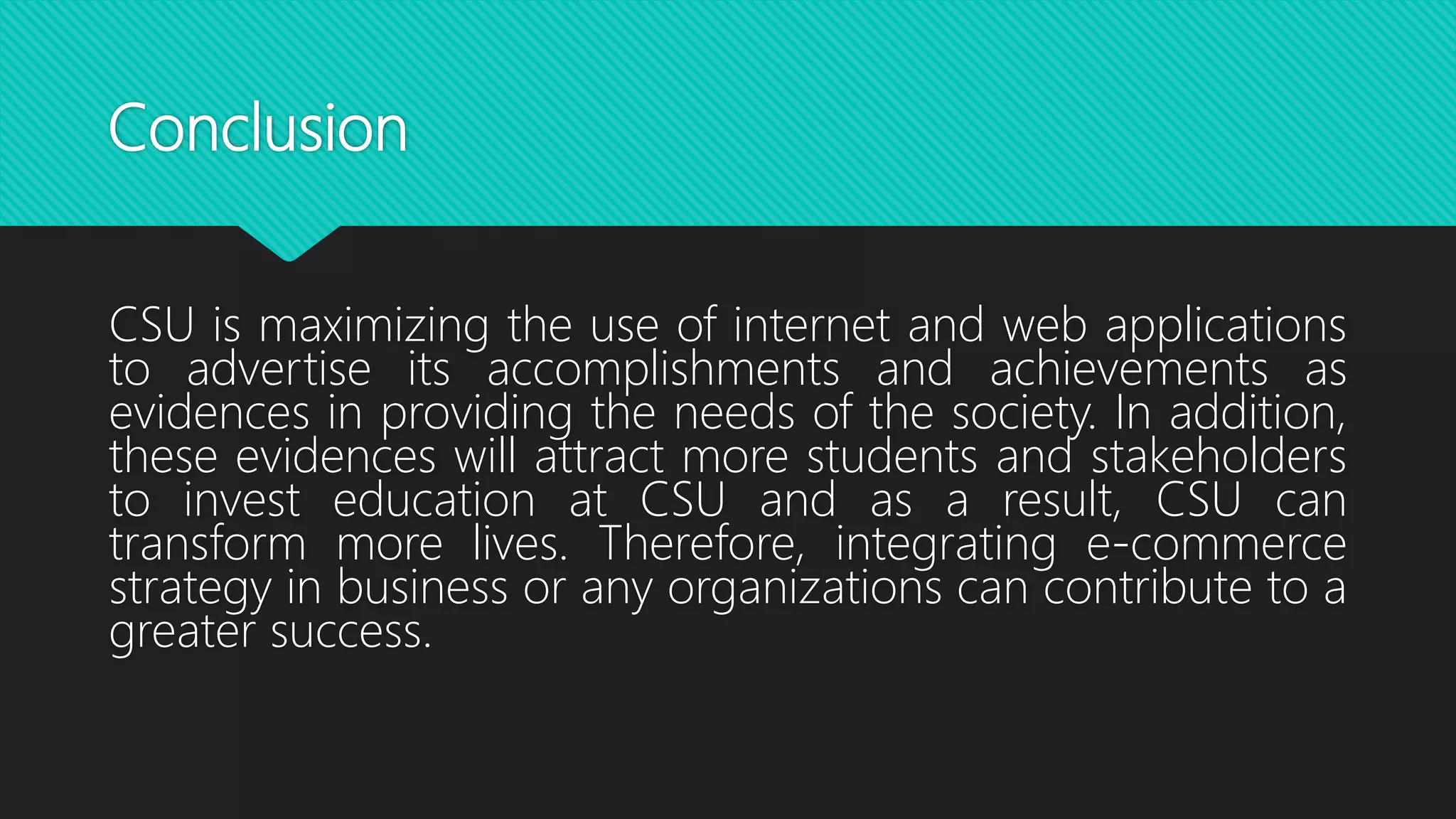 SUPPLY CHAIN: CSU | PPTX