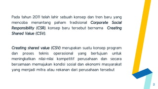 Creating Shared Value | PPT