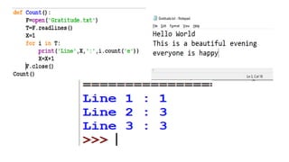 csv and test files comparison of the files | PPT