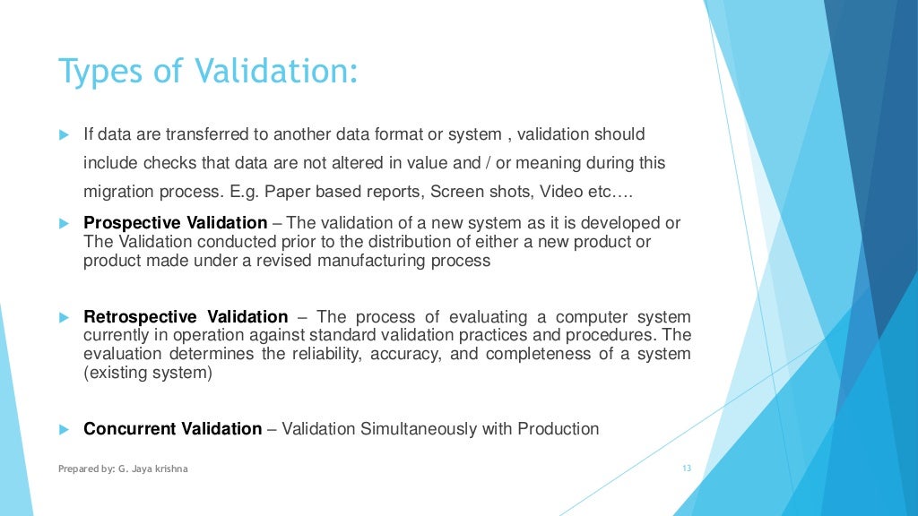 CSV - Computer System Validation